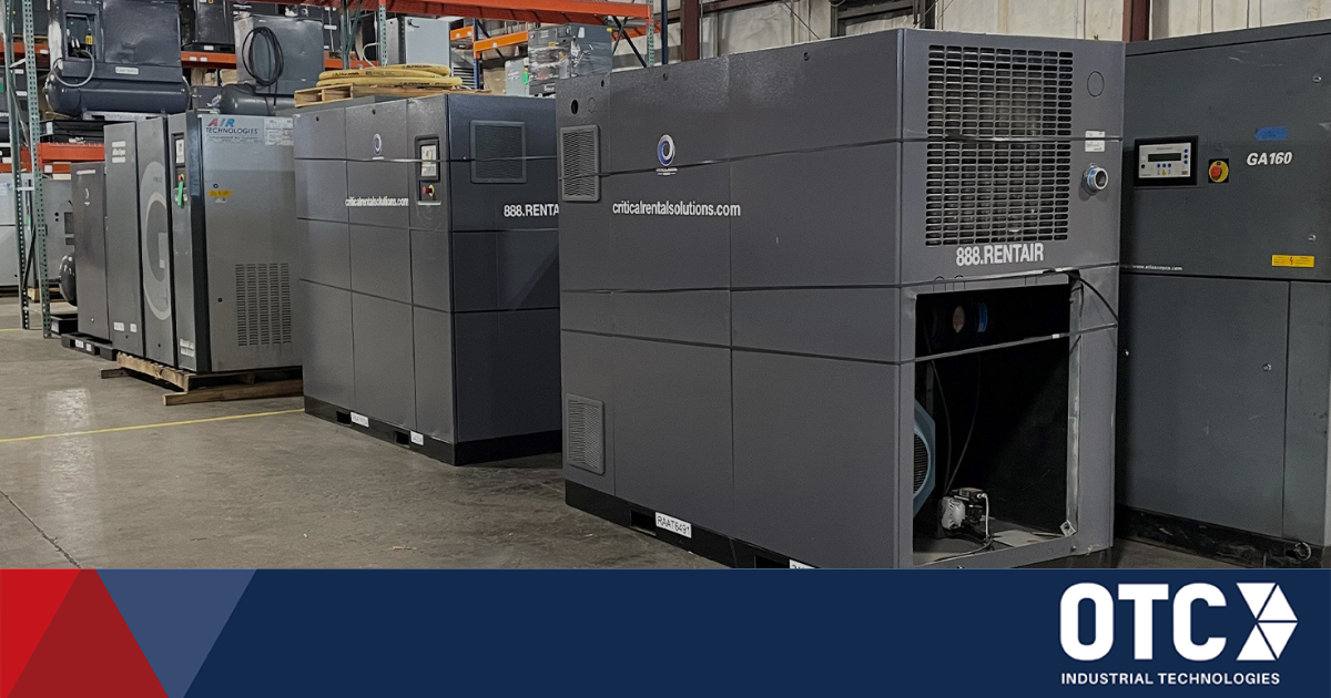 Don’t Wait to Use Rental Air Compressors for Manufacturing Operations